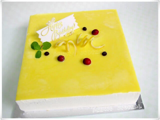 Lemon Ice Cream Mousse Cake - Anncoo Journal