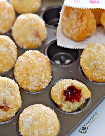 Jam Doughnut Muffins 果酱多拿玛芬 - Anncoo Journal
