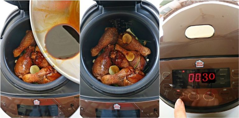Braised Chicken in Rice Cooker 电饭锅焖鸡 - Anncoo Journal