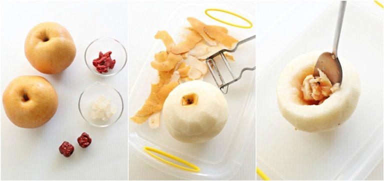 Steamed Pear with Rock Sugar 冰糖蒸雪梨 - Anncoo Journal