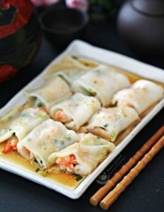 Shrimp Rice Noodle Rolls 虾肠粉 - Anncoo Journal