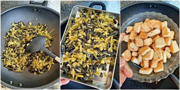 Preserved Potherb Mustard with Shredded Pork 雪菜炒肉丝 - Anncoo Journal