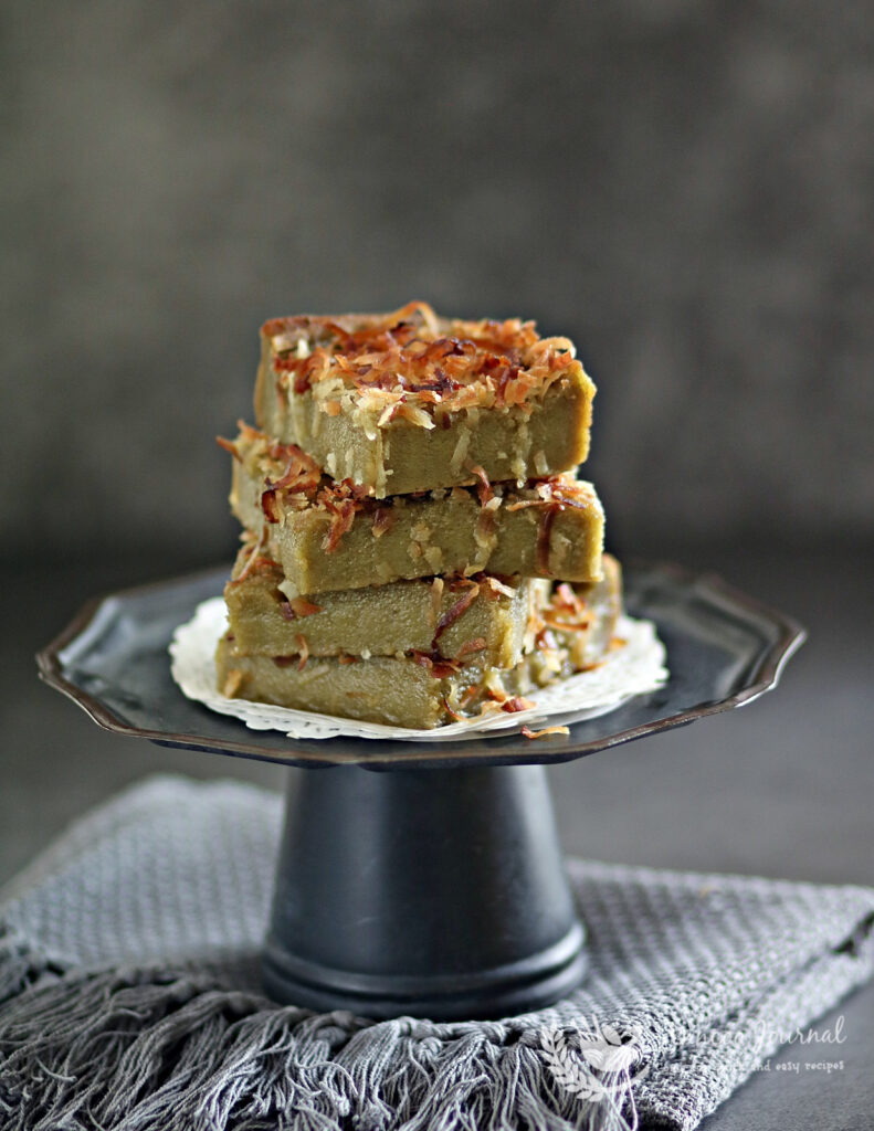Butter Matcha Mochi Cake 牛油抹茶麻薯蛋糕 - Anncoo Journal
