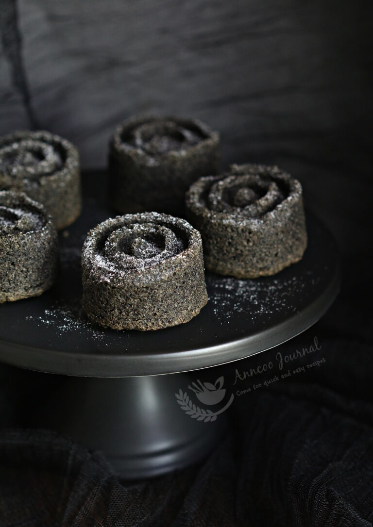 Black Sesame Cake 黑芝麻蛋糕 - Anncoo Journal