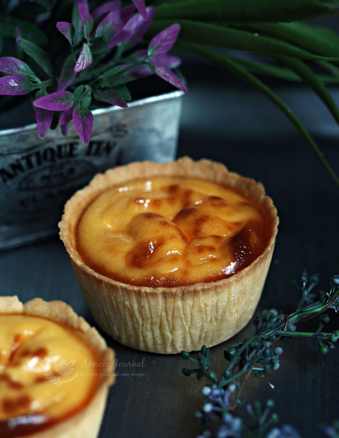 German Pudding Tart 德式布丁挞 - Anncoo Journal