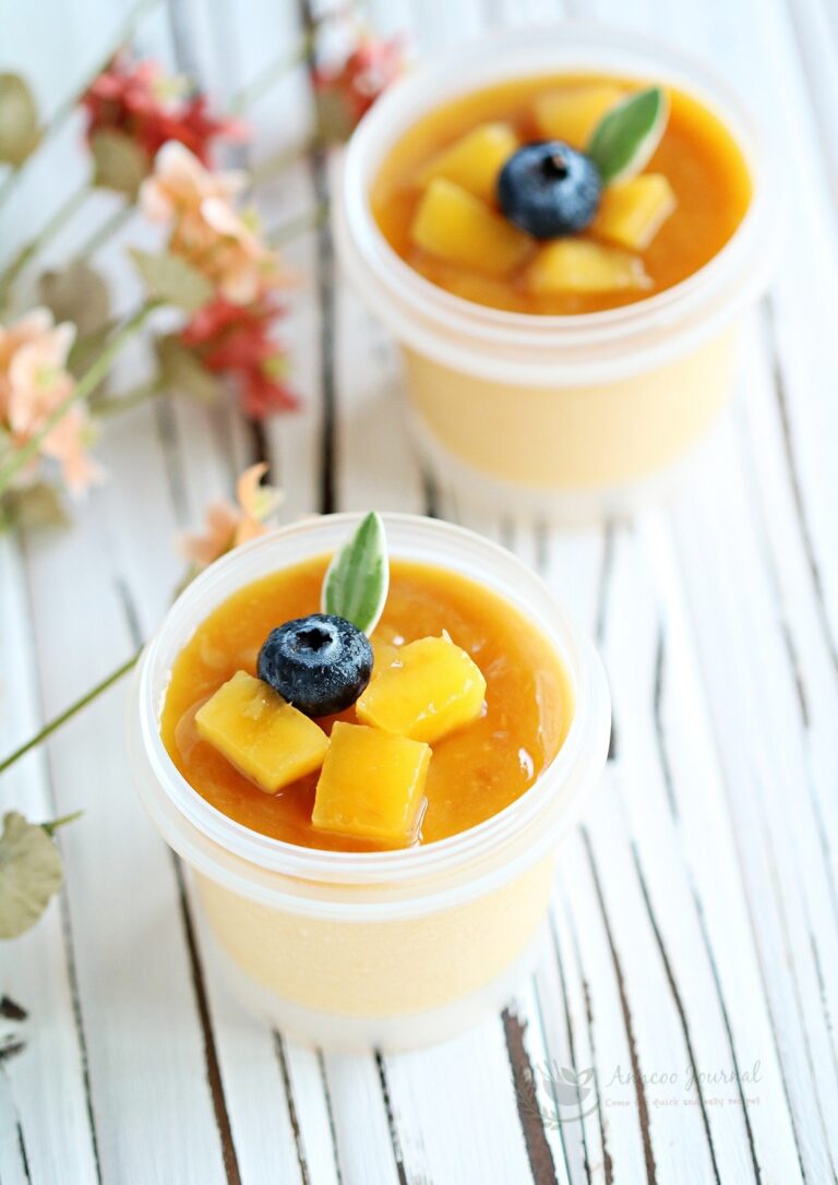 Easy Mango Pudding 简易芒果布丁 - Anncoo Journal