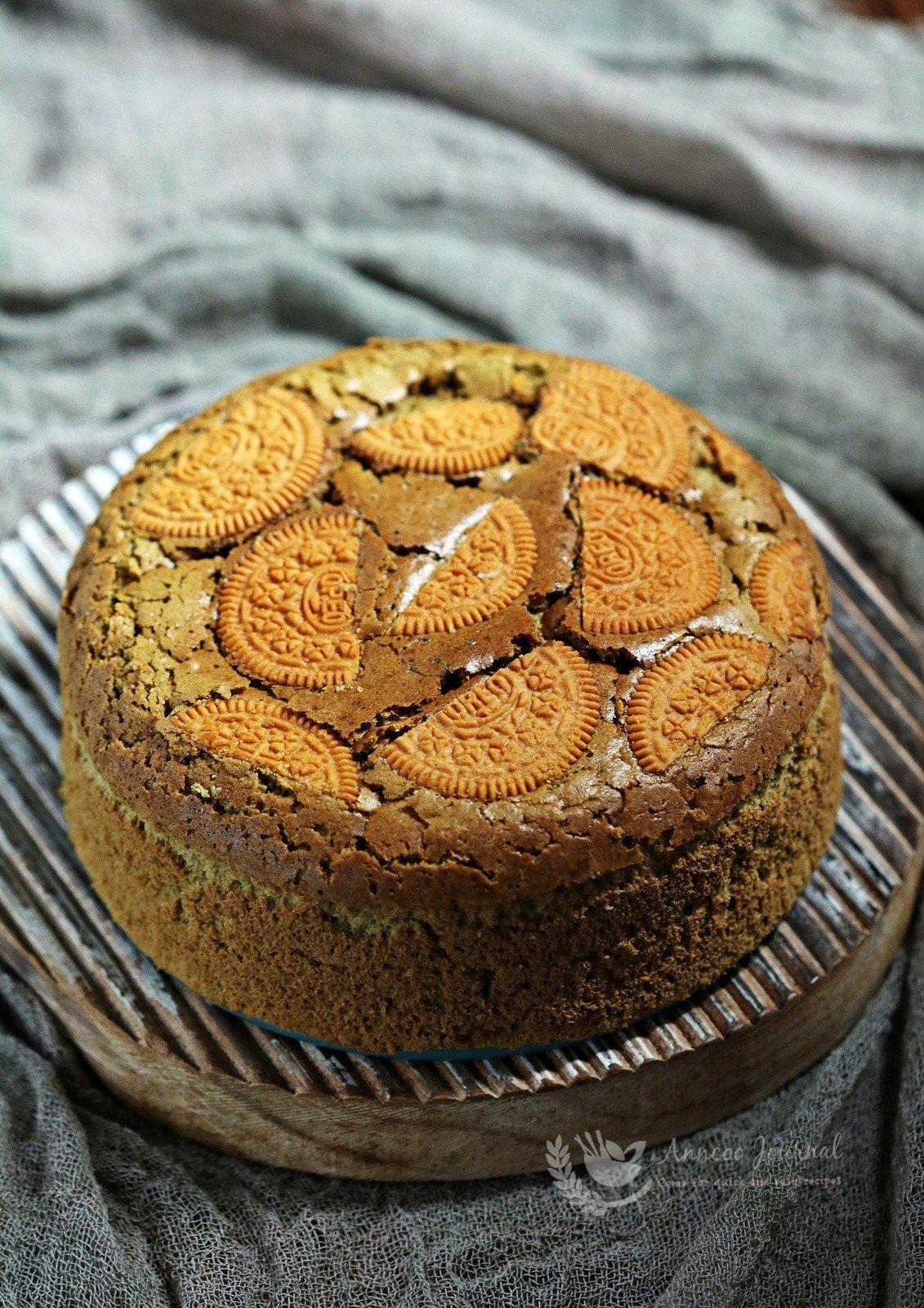 Matcha Oreo Cake 抹茶奥利奥蛋糕 - Anncoo Journal