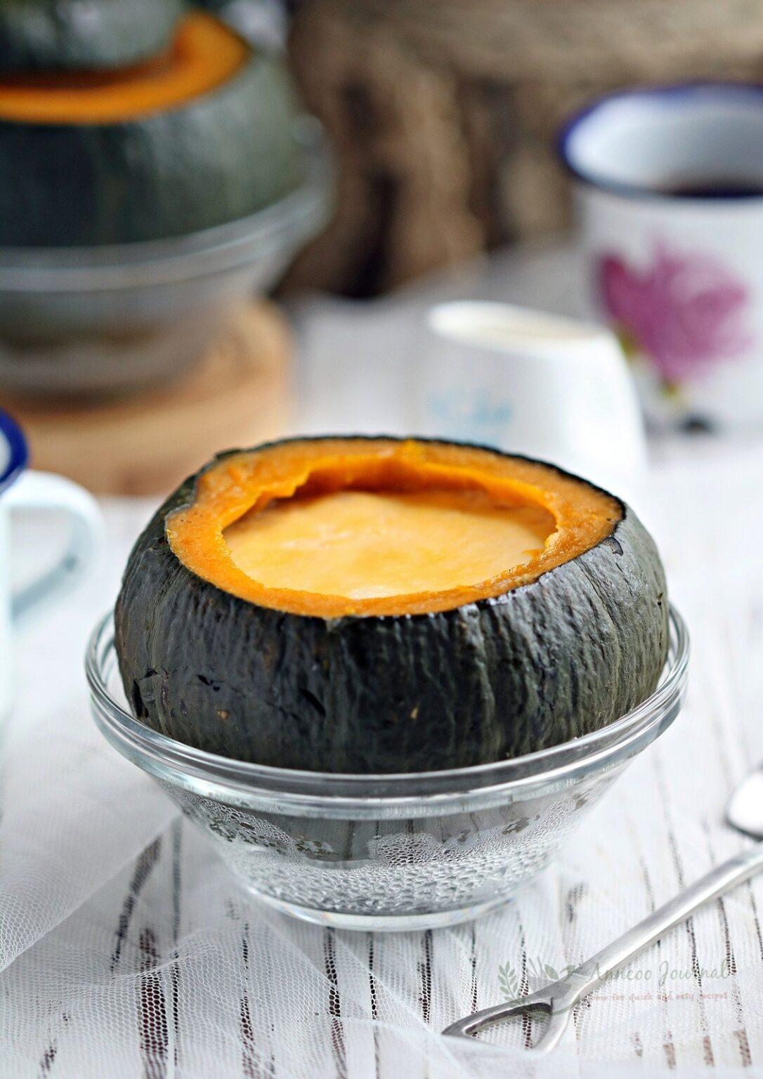 Steamed Pumpkin Pudding 蒸南瓜布丁 - Anncoo Journal
