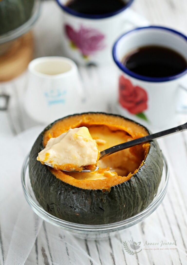 Steamed Pumpkin Pudding 蒸南瓜布丁 - Anncoo Journal